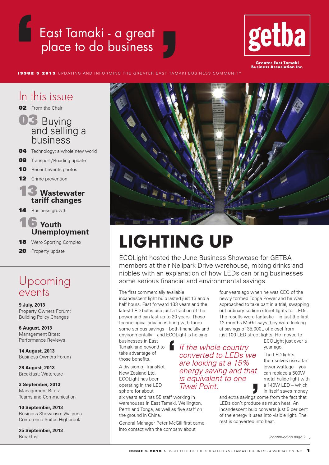 GETBA newsletter 5 by Business East Tamaki - Issuu