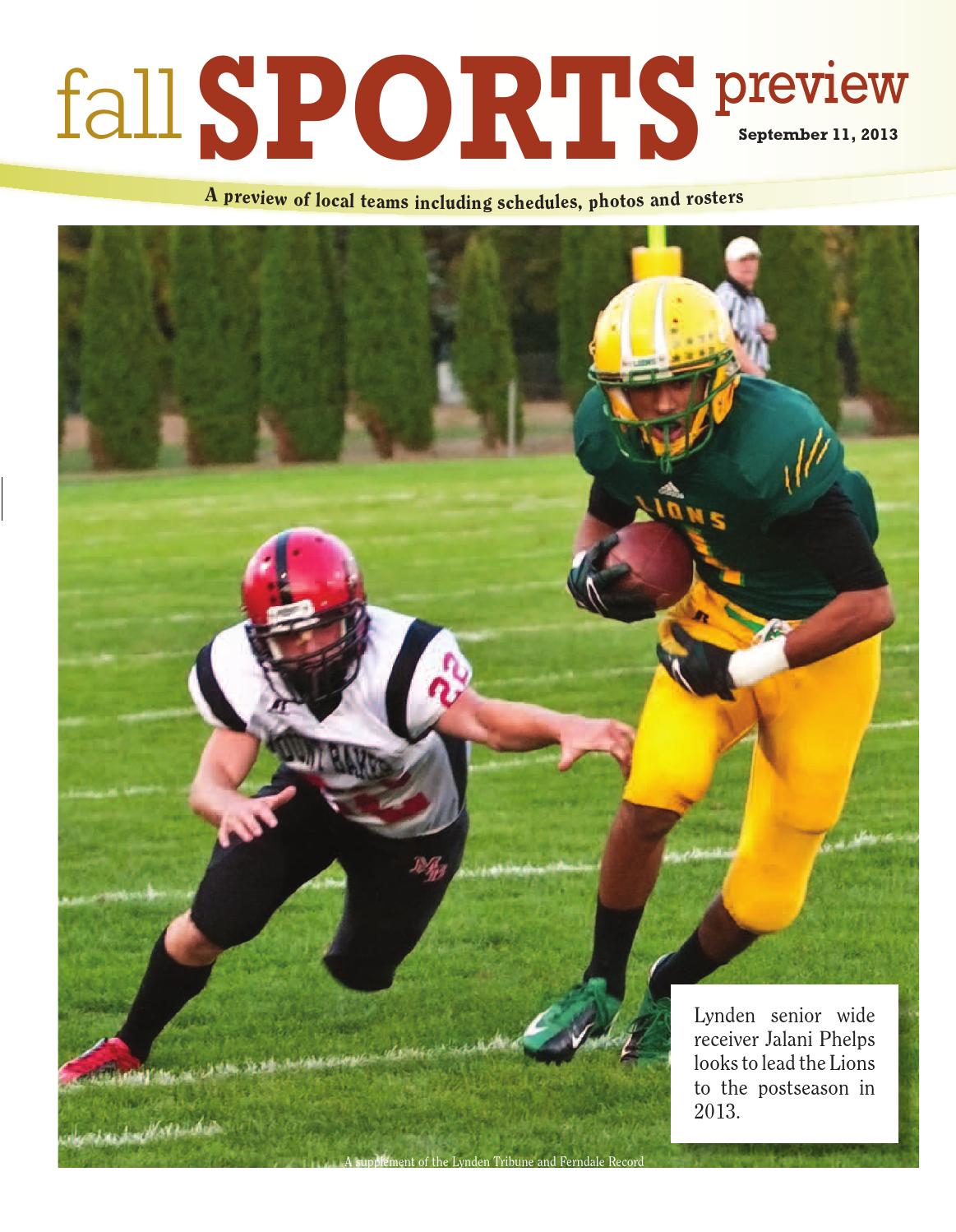 Fall Sports Preview 2013 by Lynden Tribune - Issuu