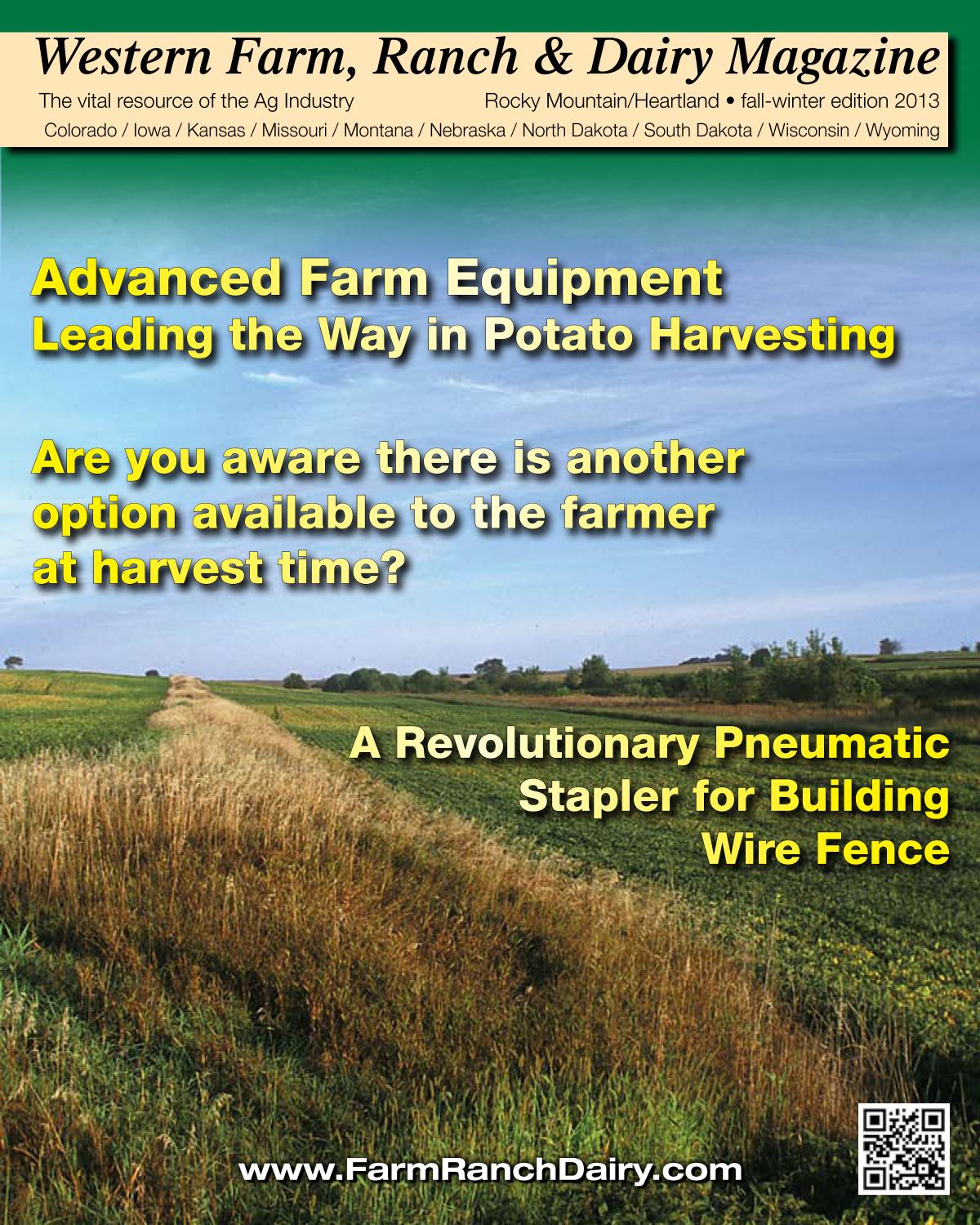 Western Farm, Ranch and Dairy Magazine – Fall-Winter 2013 by Ritz ...