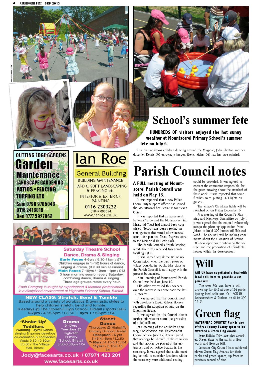 Mountsorrel Post (44) Sep 2013 by The Birstall Post - Issuu