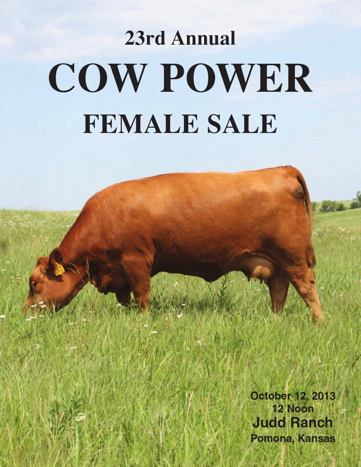 Judd Ranch Cow Power Sale 2013 by American Gelbvieh Association - Issuu