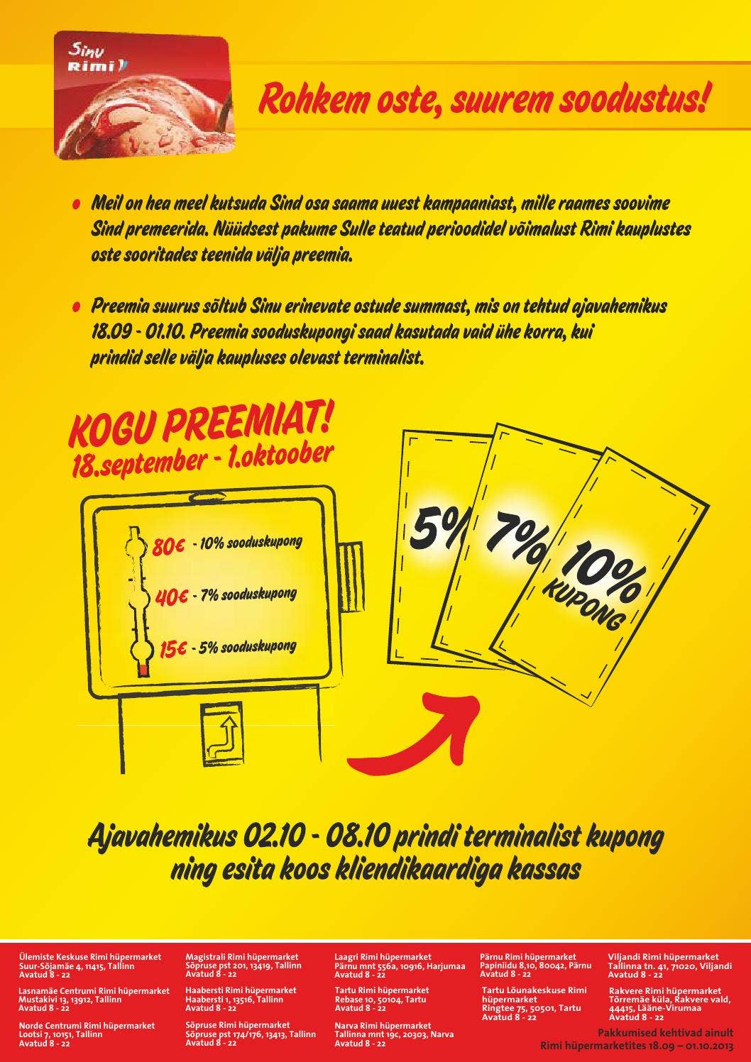 Kala eri Rimi hüpermarketites by Rimi - Issuu