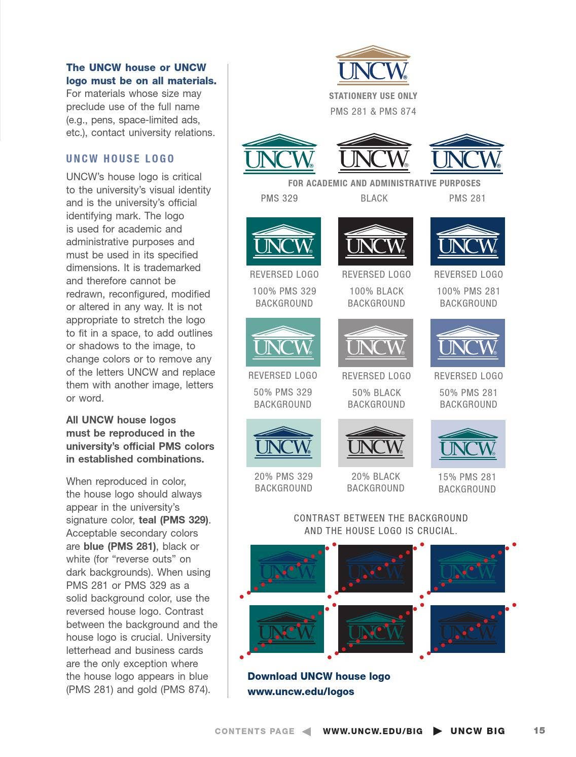 UNCW Brand Identity Guide (BIG) by University of North Carolina ...