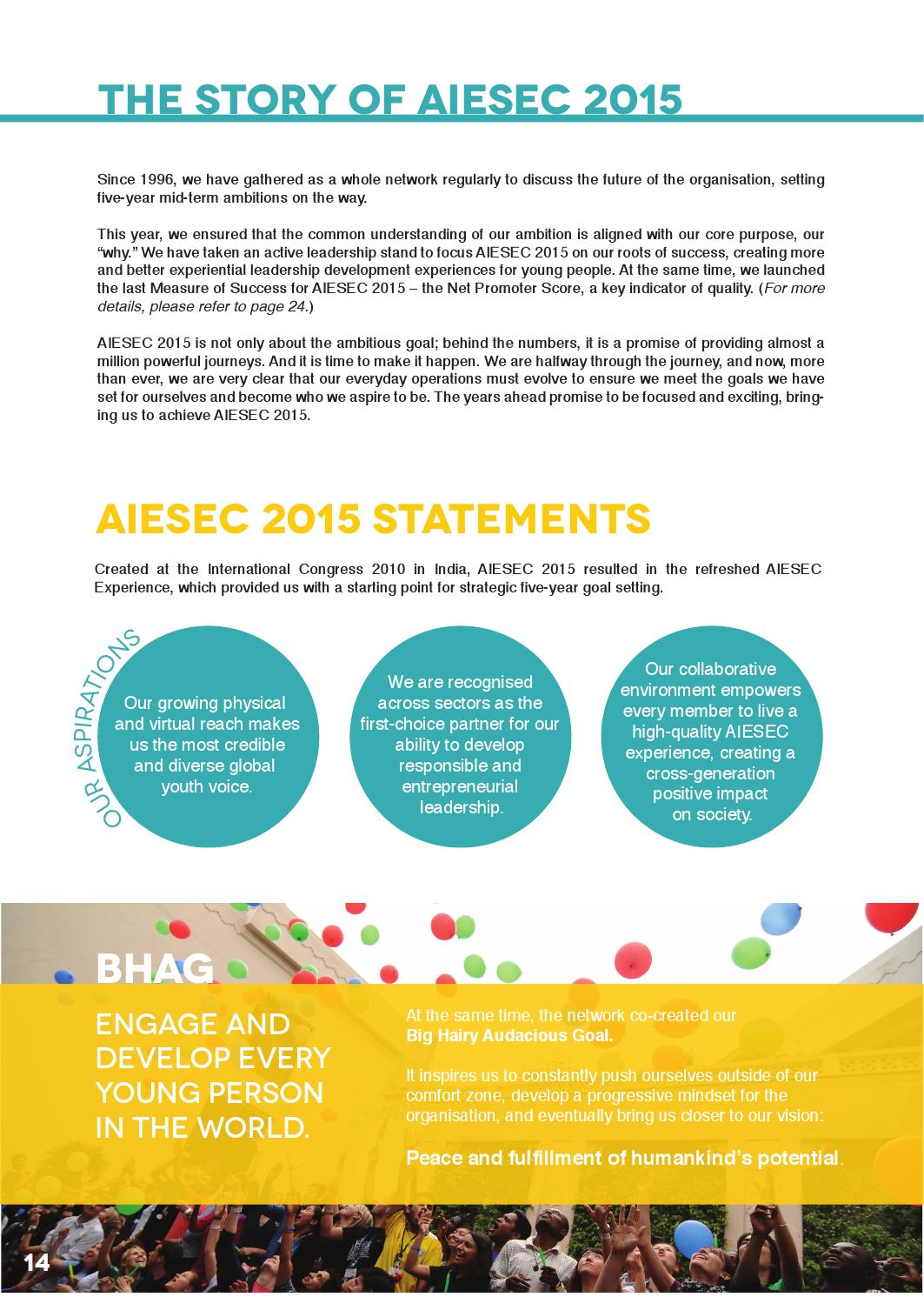 AIESEC Global Annual Report 2012 2013 by AIESEC International - Issuu