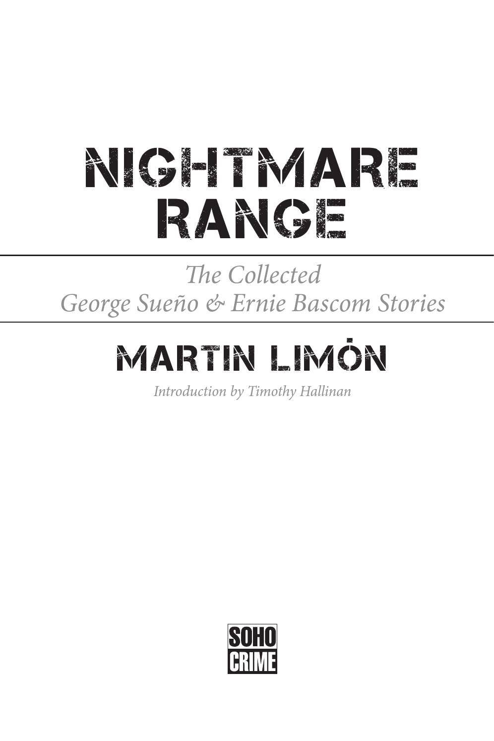 Nightmare range excerpt by Soho Press - Issuu