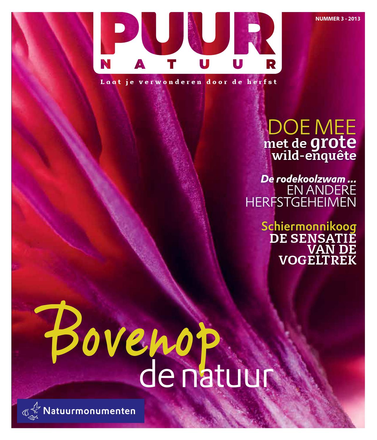 Puur Natuur herfst 2013 by Natuurmonumenten - Issuu