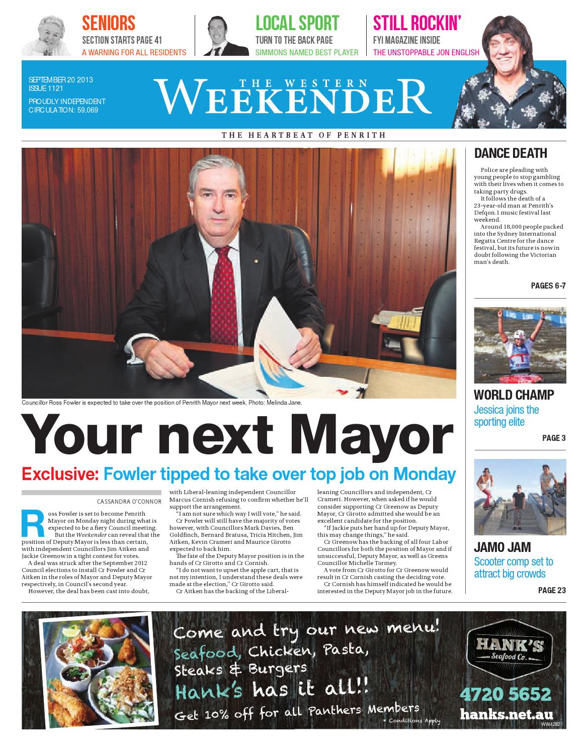 Weekender Sept 20 by Western Sydney Publishing Group - Issuu