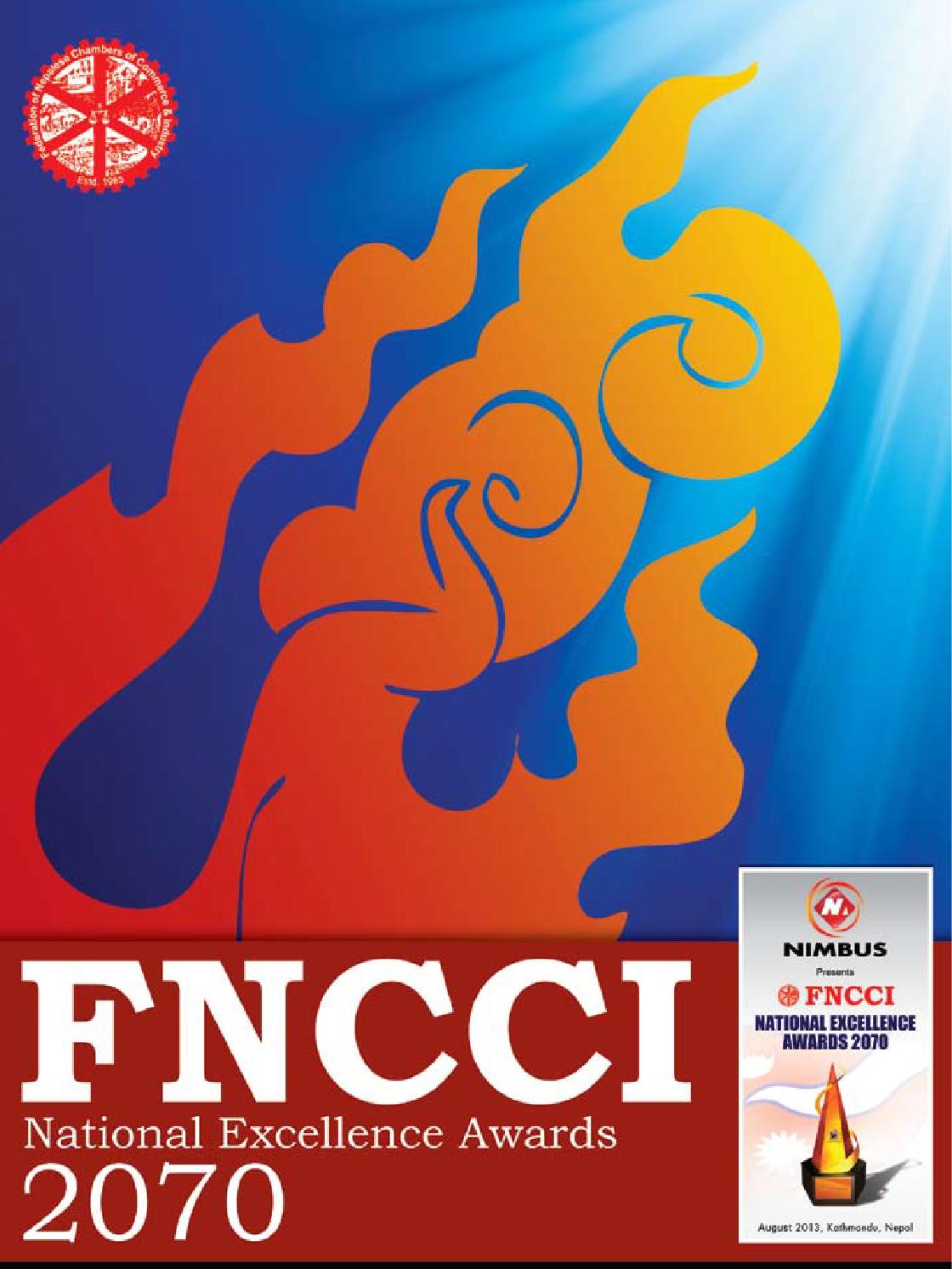 FNCCI National Excellence Award 2070 Souviner by Bikash Bajracharya - Issuu