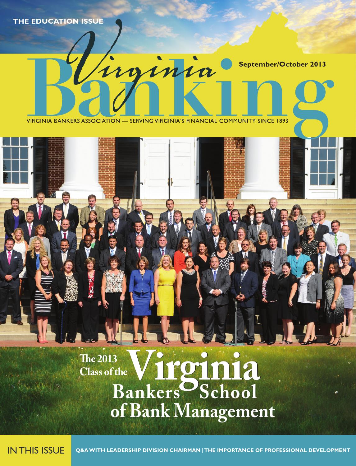Virginia Banking SEPT/OCT 2013 by The Warren Group - Issuu