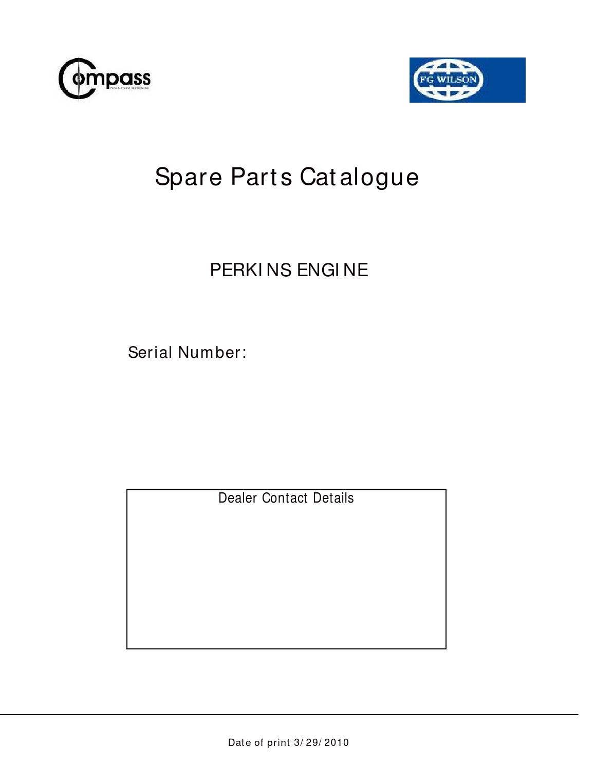 PERKINS ENGINE SERIES 2500 by Power Generation - Issuu