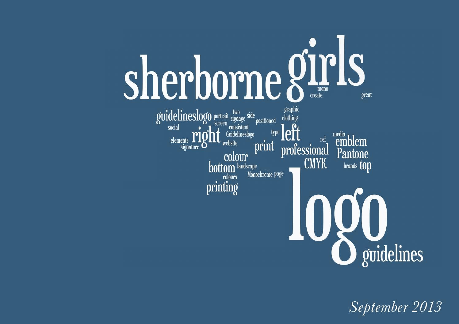 Sherborne girls school logo guidelines by Shelleys the Printers Ltd - Issuu