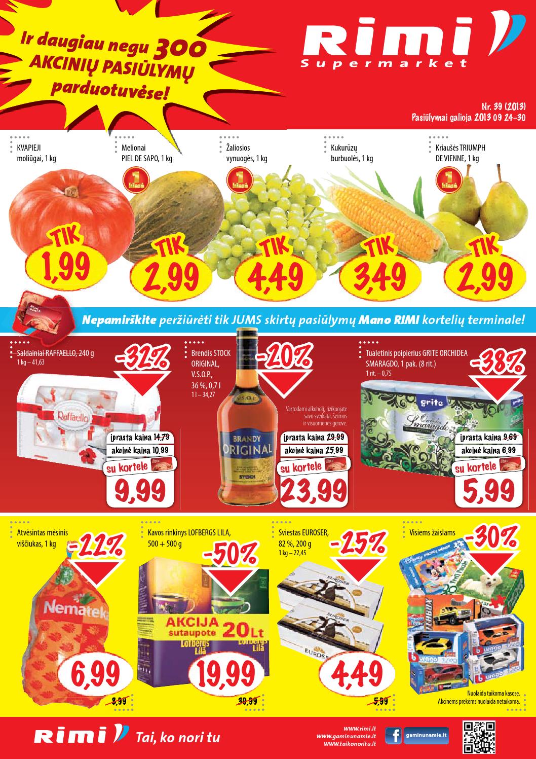 Rimi Supermarket Nr.39-2013 by Rimi - Issuu