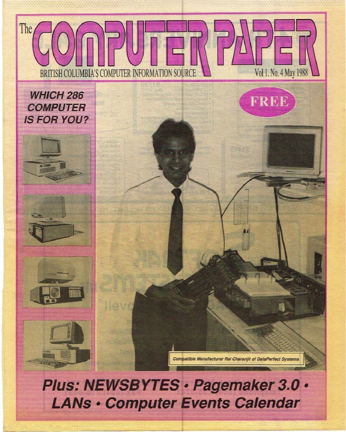 1988 05 The Computer Paper by The Computer Paper - Issuu