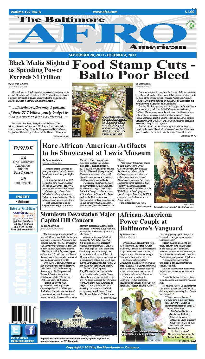 Baltimore Afro American Newspaper September 28 2013 by AFRO News - Issuu