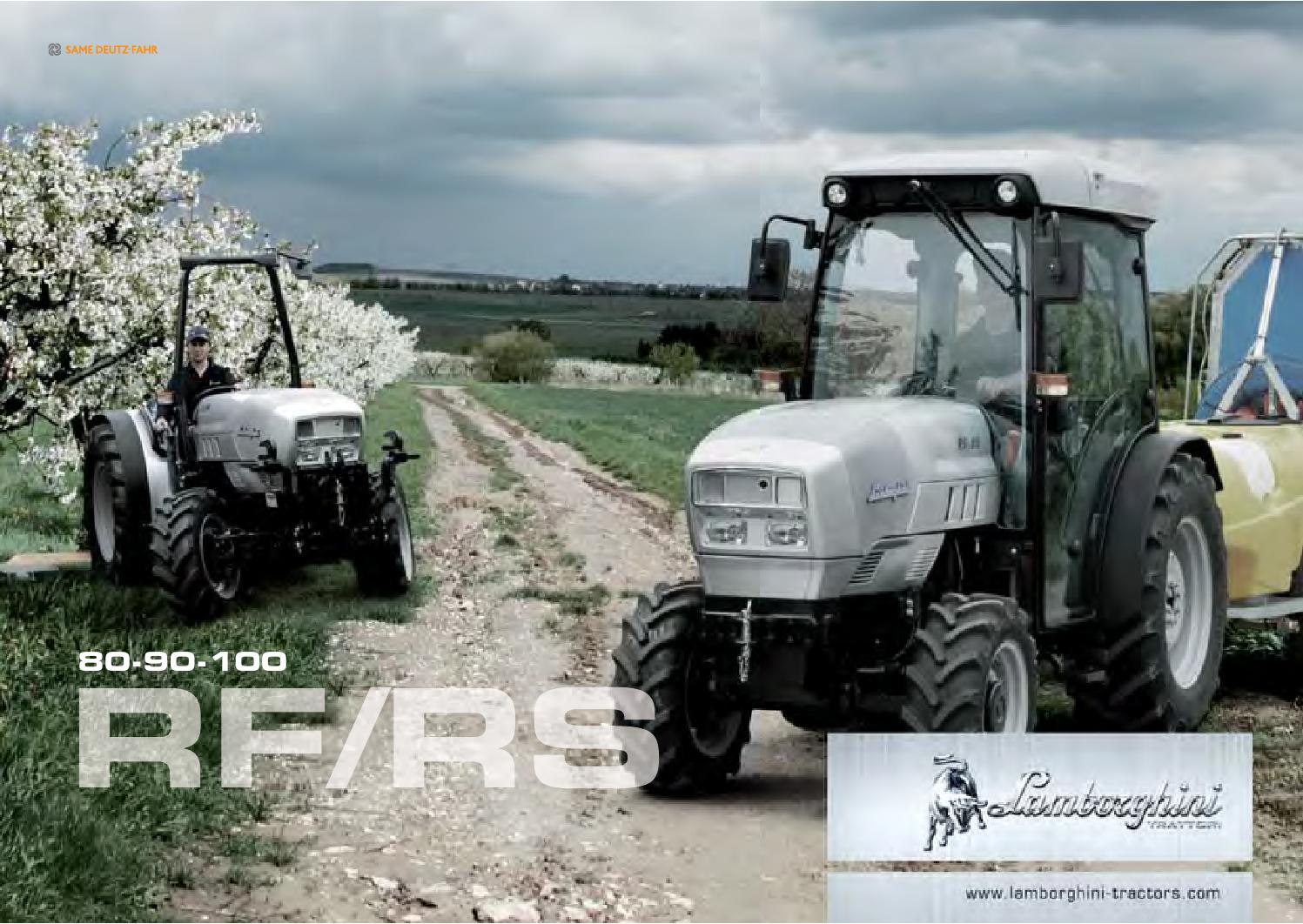 Rs rv brochure de by Lamborghini Trattori - Issuu