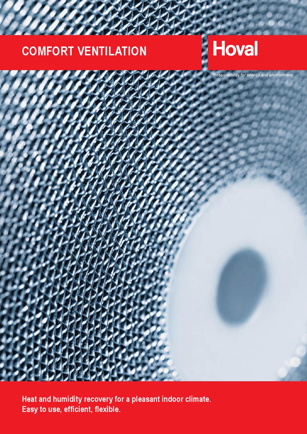 Residential Ventilation Catalogue - Export by Hoval - Issuu