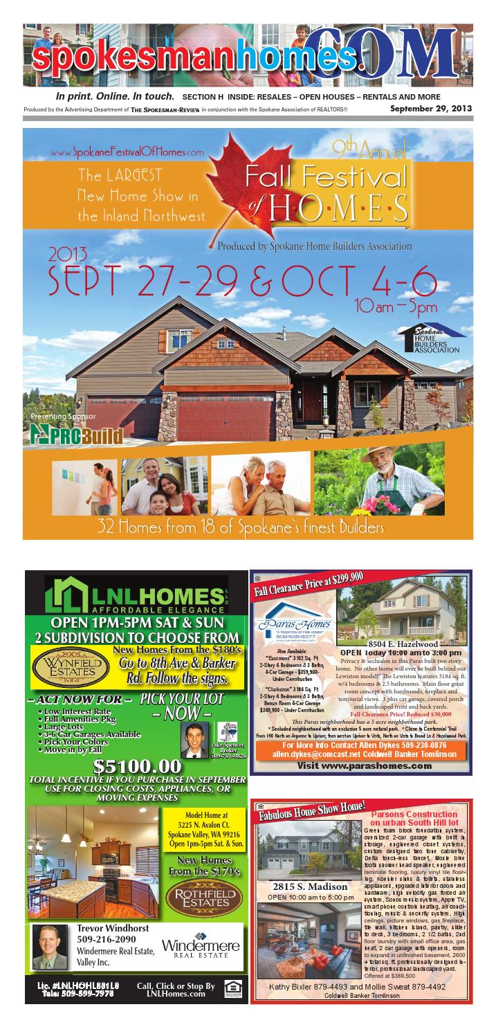 Spokane Real Estate, September 29, 2013 by Cowles Publishing - Issuu