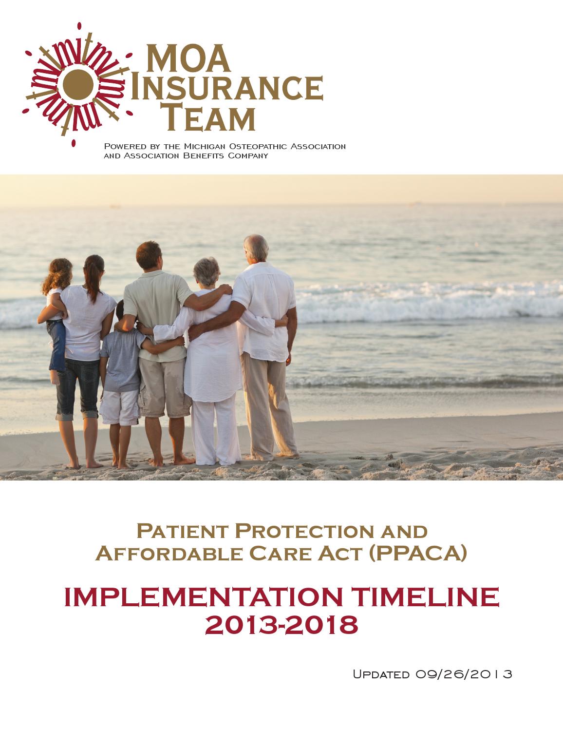 Patient Protection and Affordable Care Act (PPACA) Implementation ...