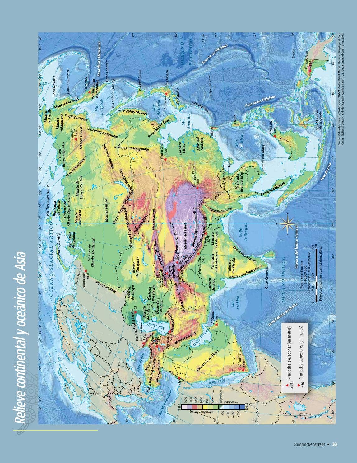 Mapa Del Mundo De La Meseta De Decán