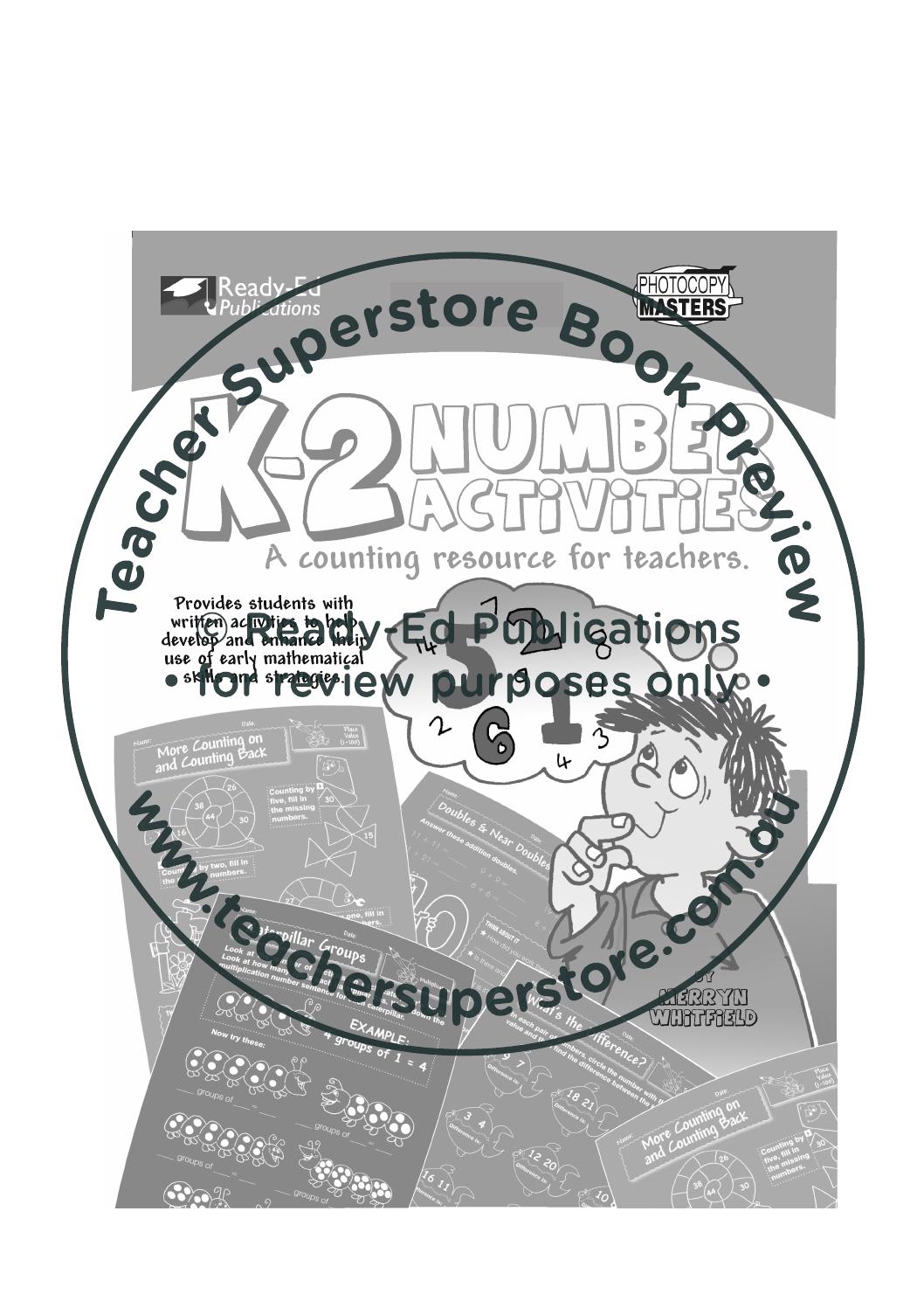 K-2 Number Activities by Teacher Superstore - Issuu
