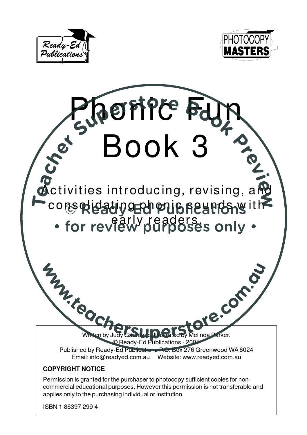 Phonic Fun: Book 3 by Teacher Superstore - Issuu