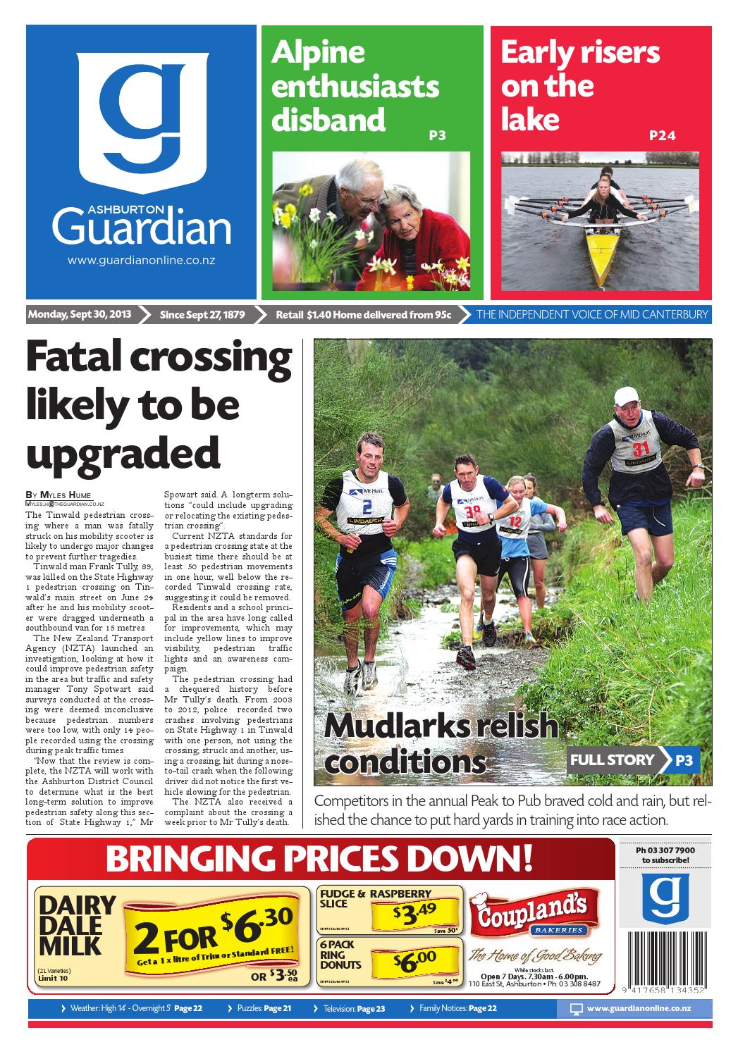Ashburton Guardian, Monday, September 30, 2013 by Ashburton Guardian ...
