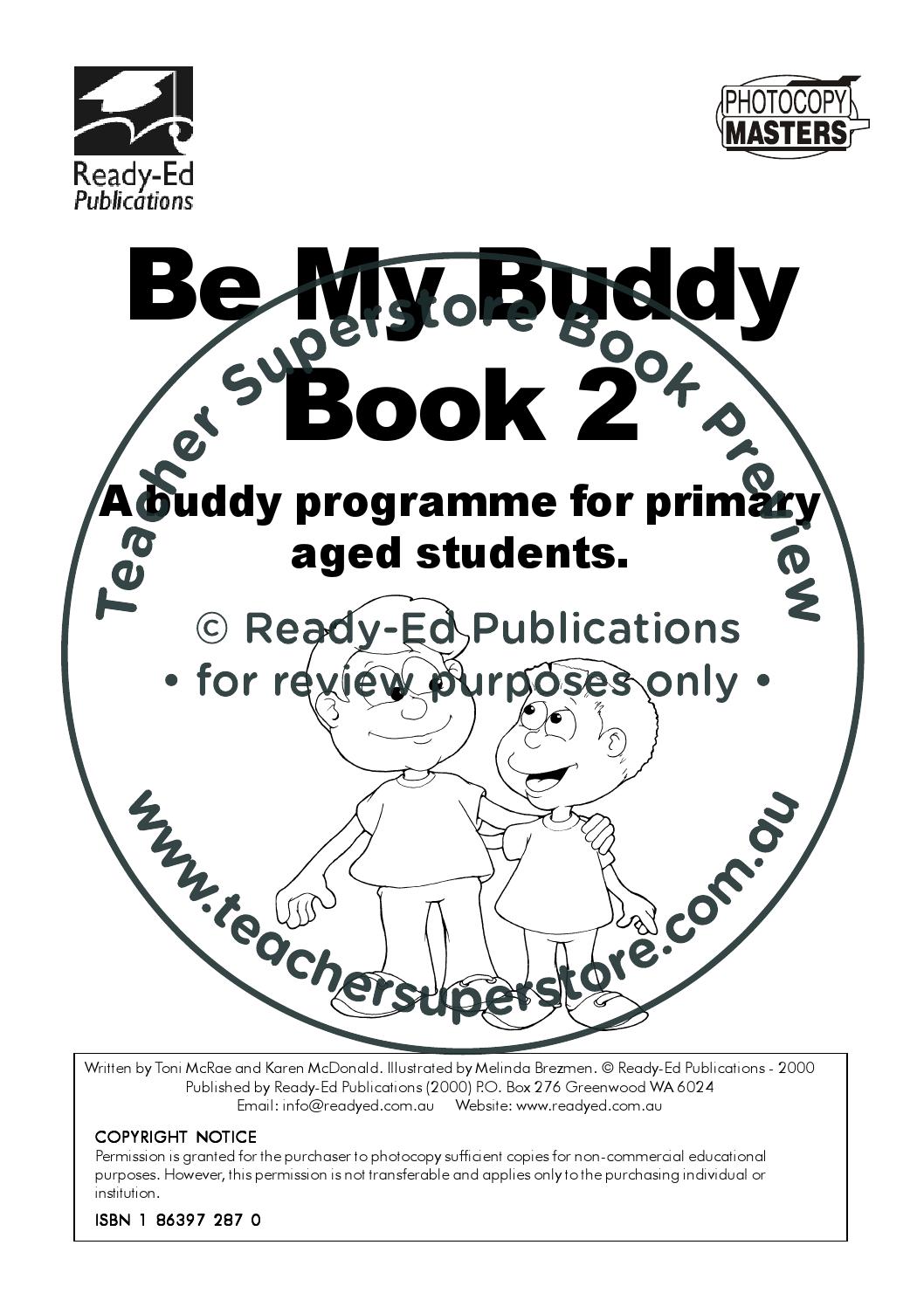 Be My Buddy Series: Book 2 by Teacher Superstore - Issuu