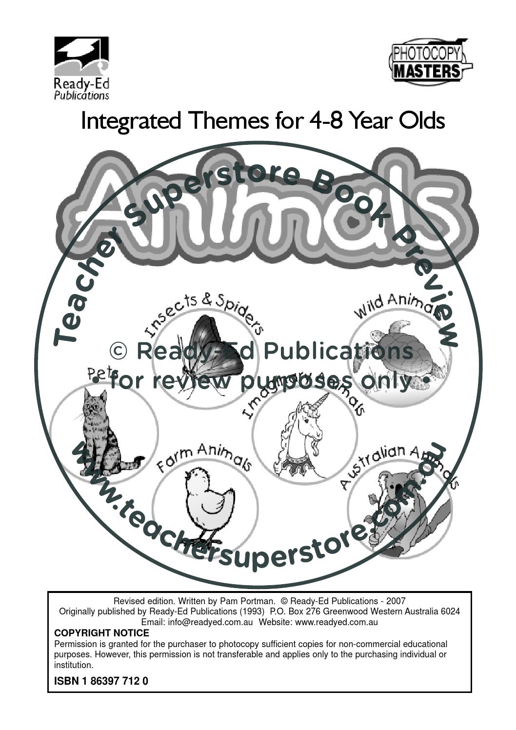 Integrated Themes Series: Animals by Teacher Superstore - Issuu