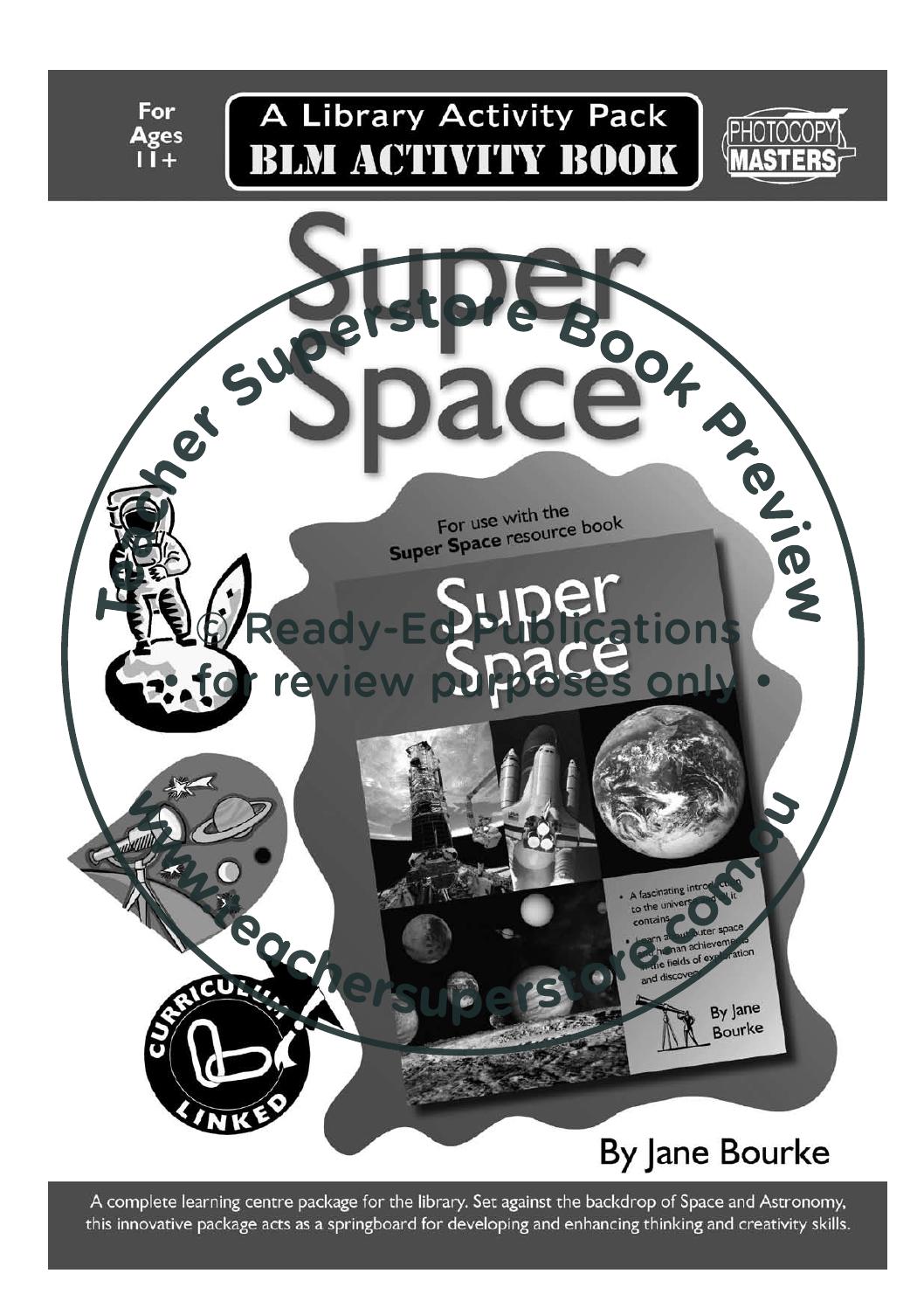 Super Space: Activity Book (BLM) by Teacher Superstore - Issuu