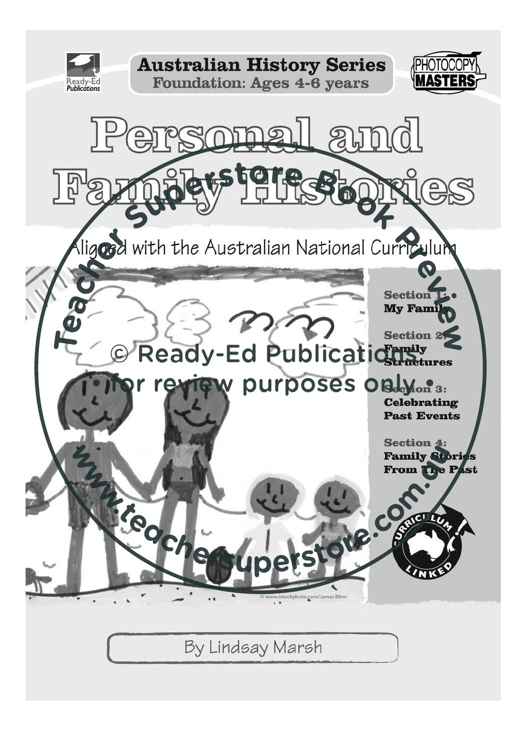 Australian History Series: Foundation Personal Family Histories by ...