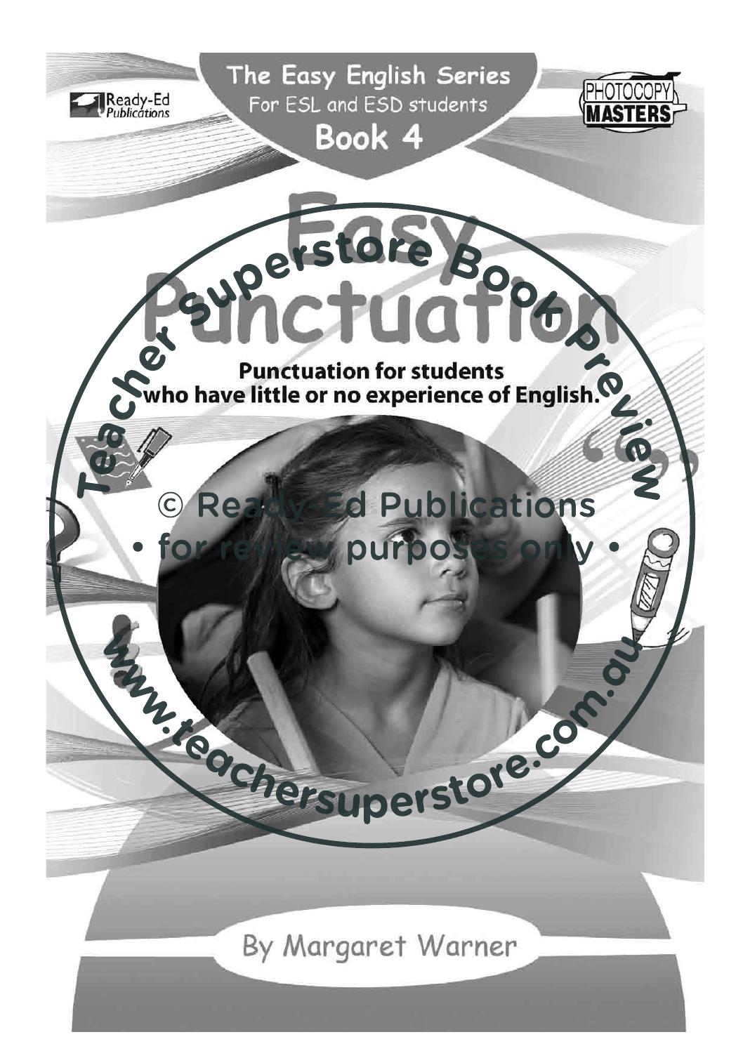 Easy English: Book 4 - Easy Punctuation by Teacher Superstore - Issuu