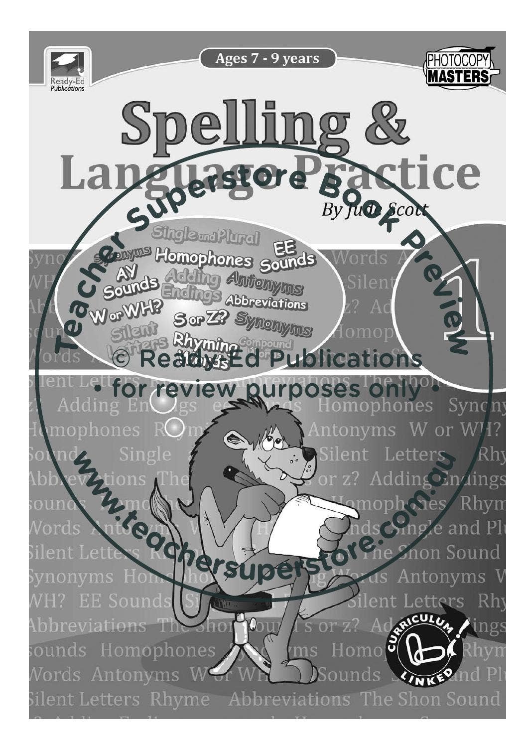 Spelling and Language Practice: Book 1 - Ages 7-9 by Teacher Superstore ...