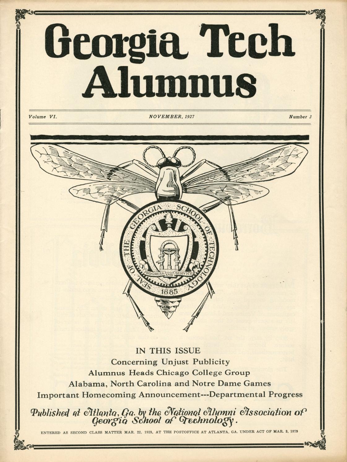Georgia Tech Alumni Magazine Vol. 06, No. 03 1927 by Georgia Tech ...