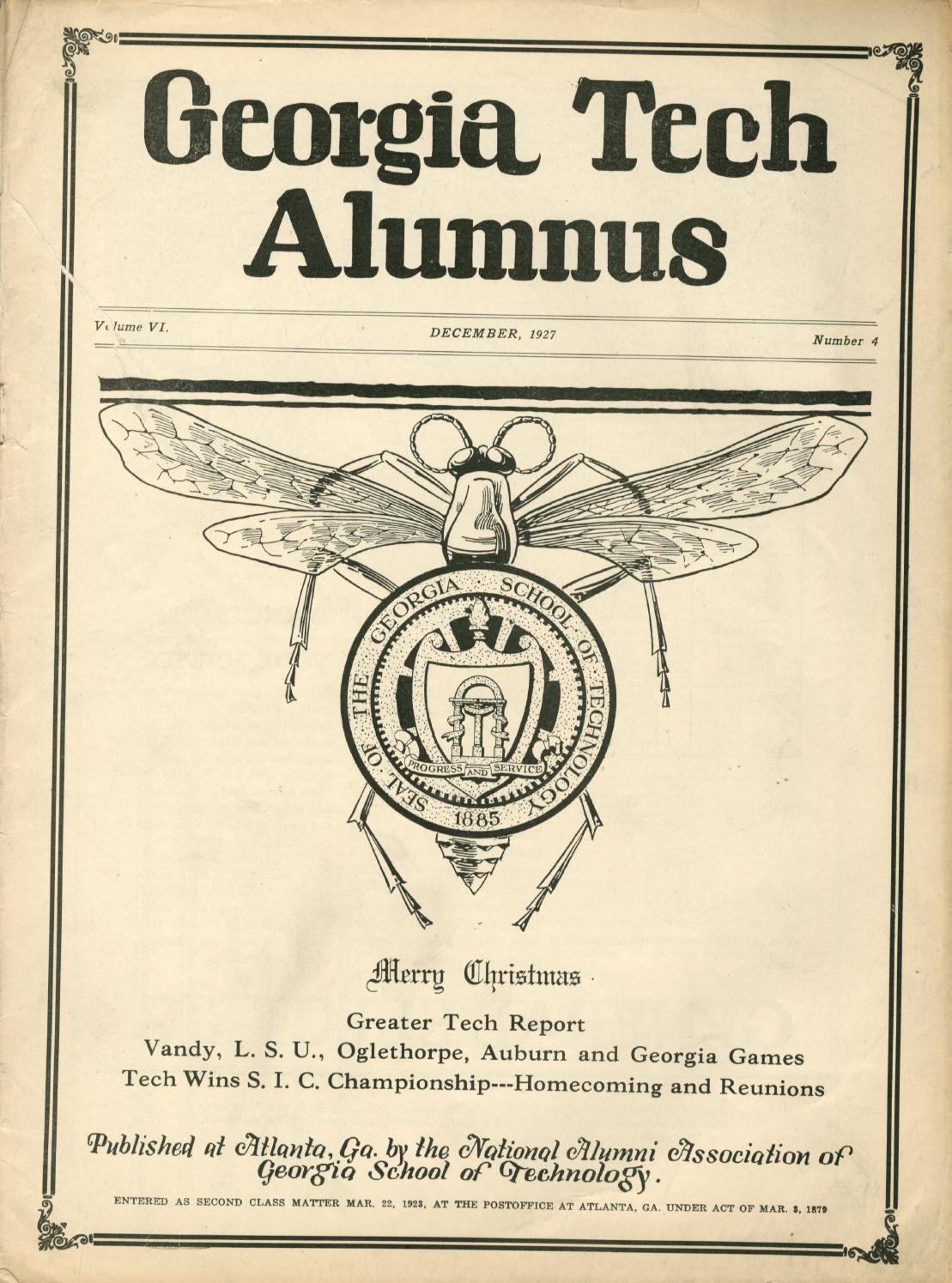 Georgia Tech Alumni Magazine Vol. 06, No. 04 1927 by Georgia Tech ...