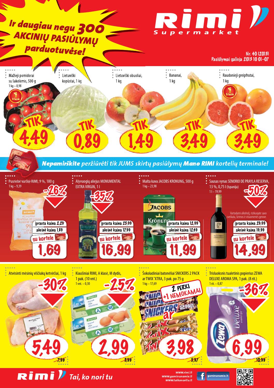 Rimi Supermarket Nr.40-2013 by Rimi - Issuu