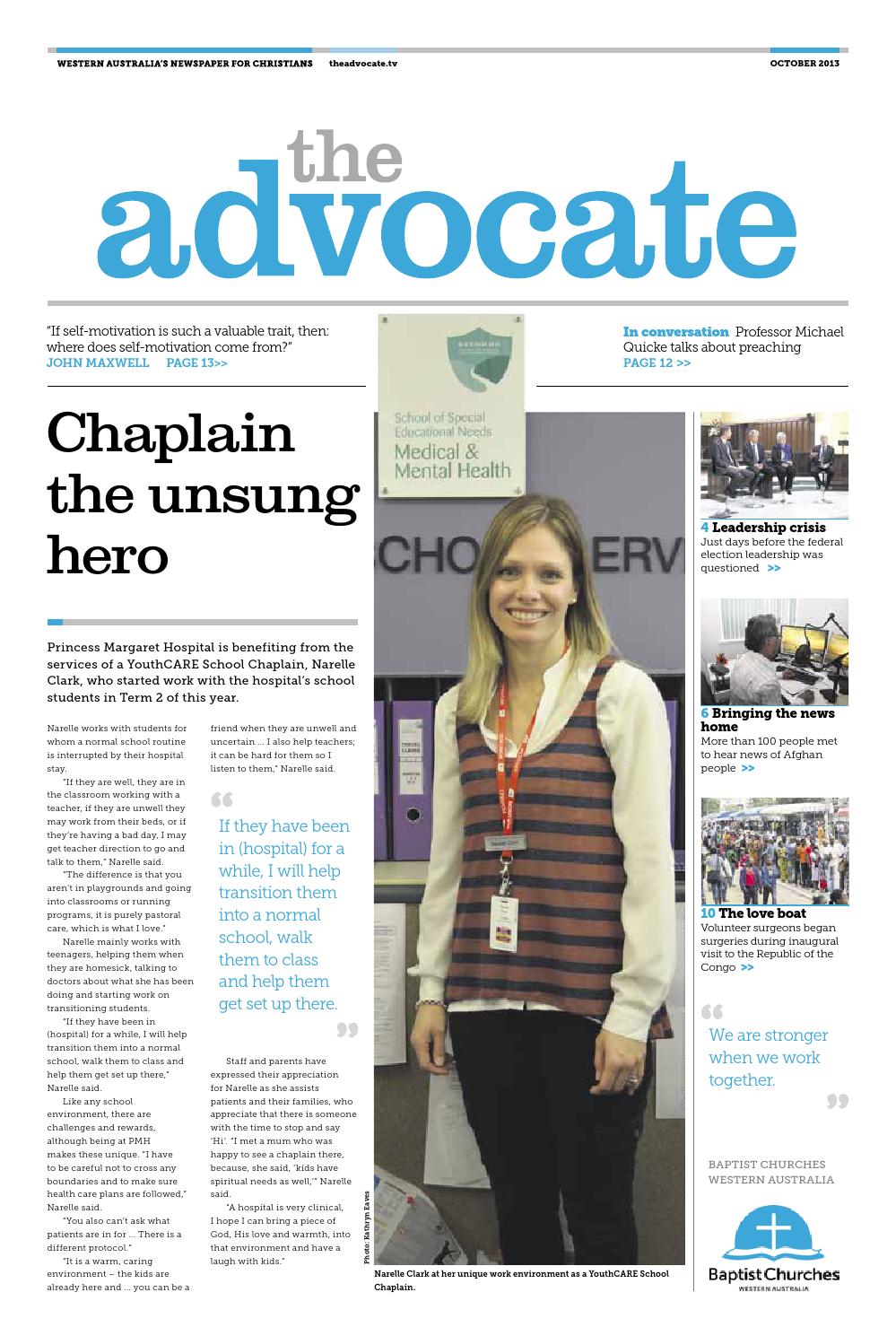 The Advocate October 2013 by imageseven - Issuu