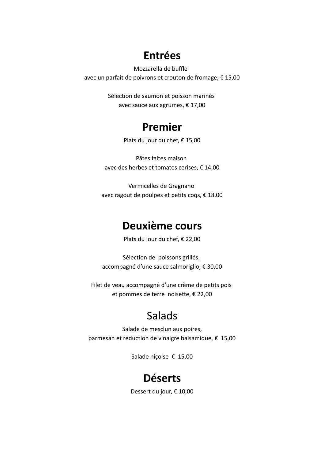 Menu lunch primavera estate 2013 fra by BLASTNESS Srl - Issuu