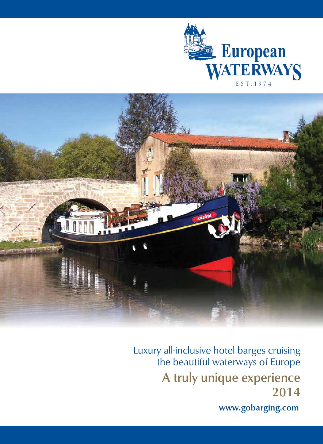 European Waterways Brochure 2014 by European Waterways - Issuu
