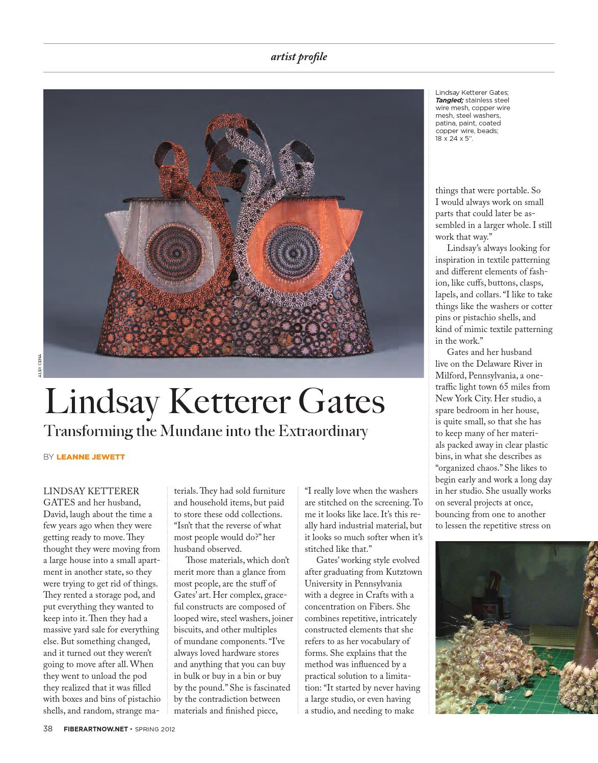 Fiber Art Now magazine, Spring 2012 by Glenna - Issuu
