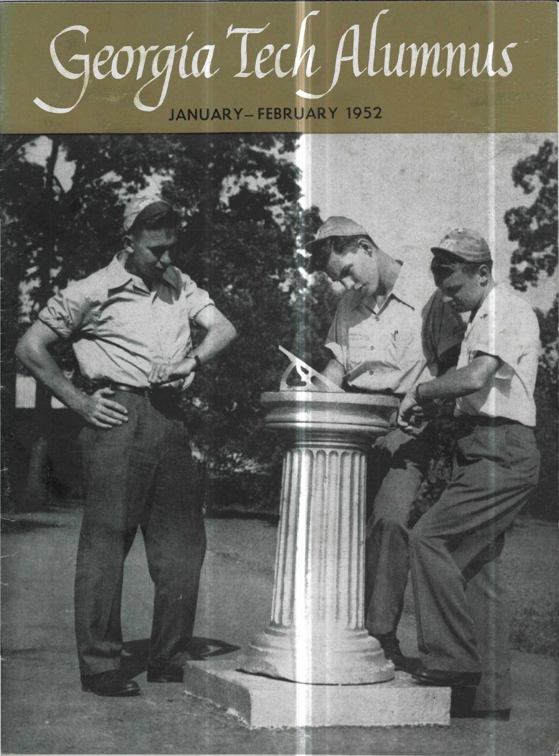 Georgia Tech Alumni Magazine Vol. 30, No. 03 1952 by Georgia Tech ...