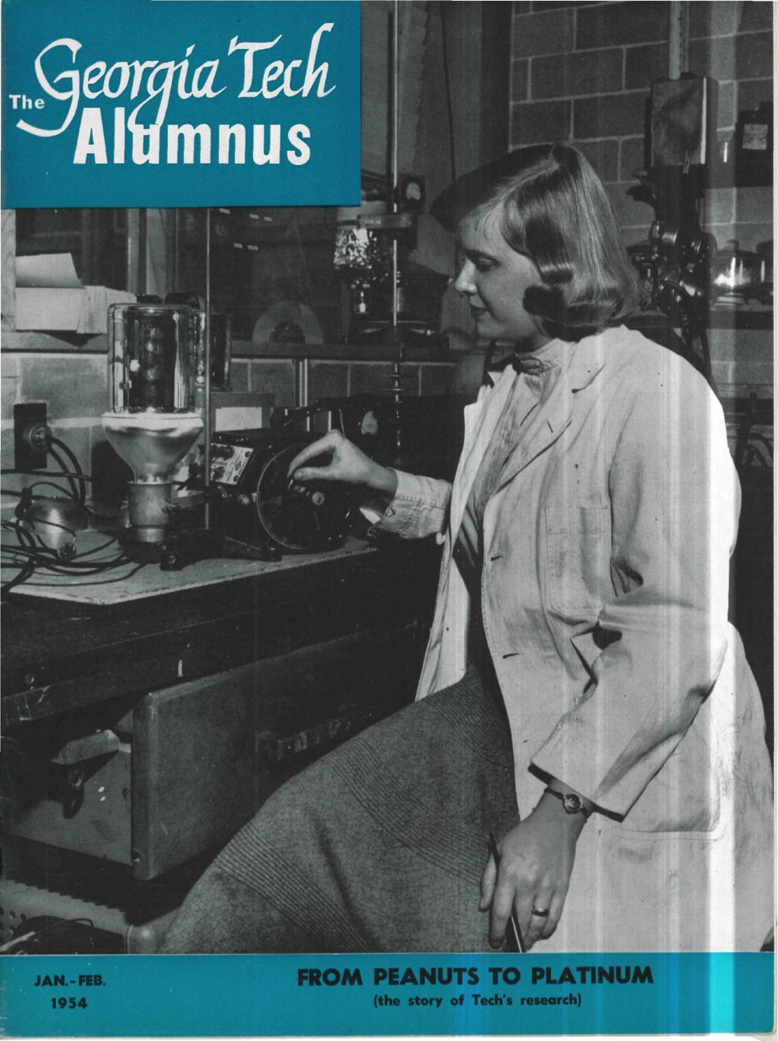 Georgia Tech Alumni Magazine Vol. 32, No. 03 1954 by Georgia Tech ...