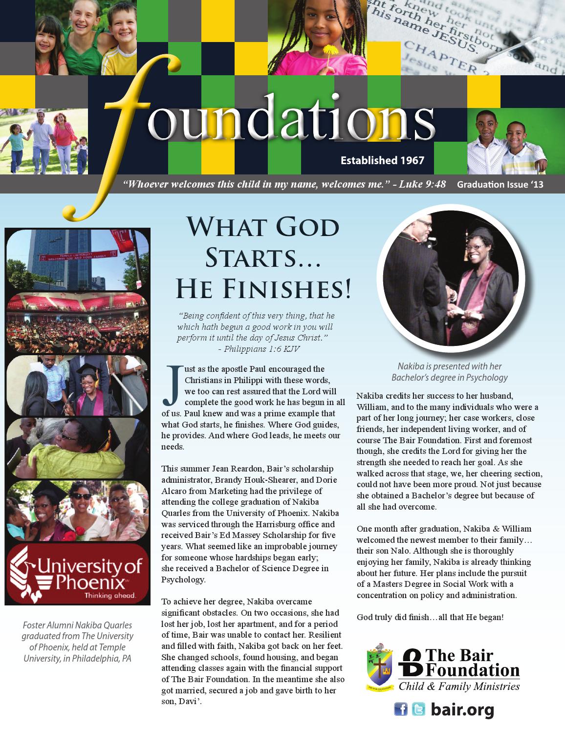 Summer 2013 by The Bair Foundation - Issuu