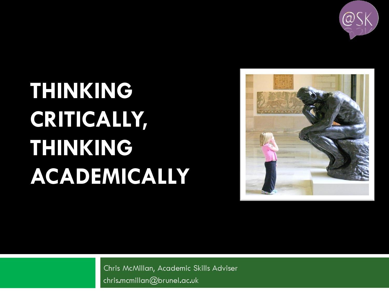 Thinking sociologically, thinking critically 2013 by Chris McMillan - Issuu