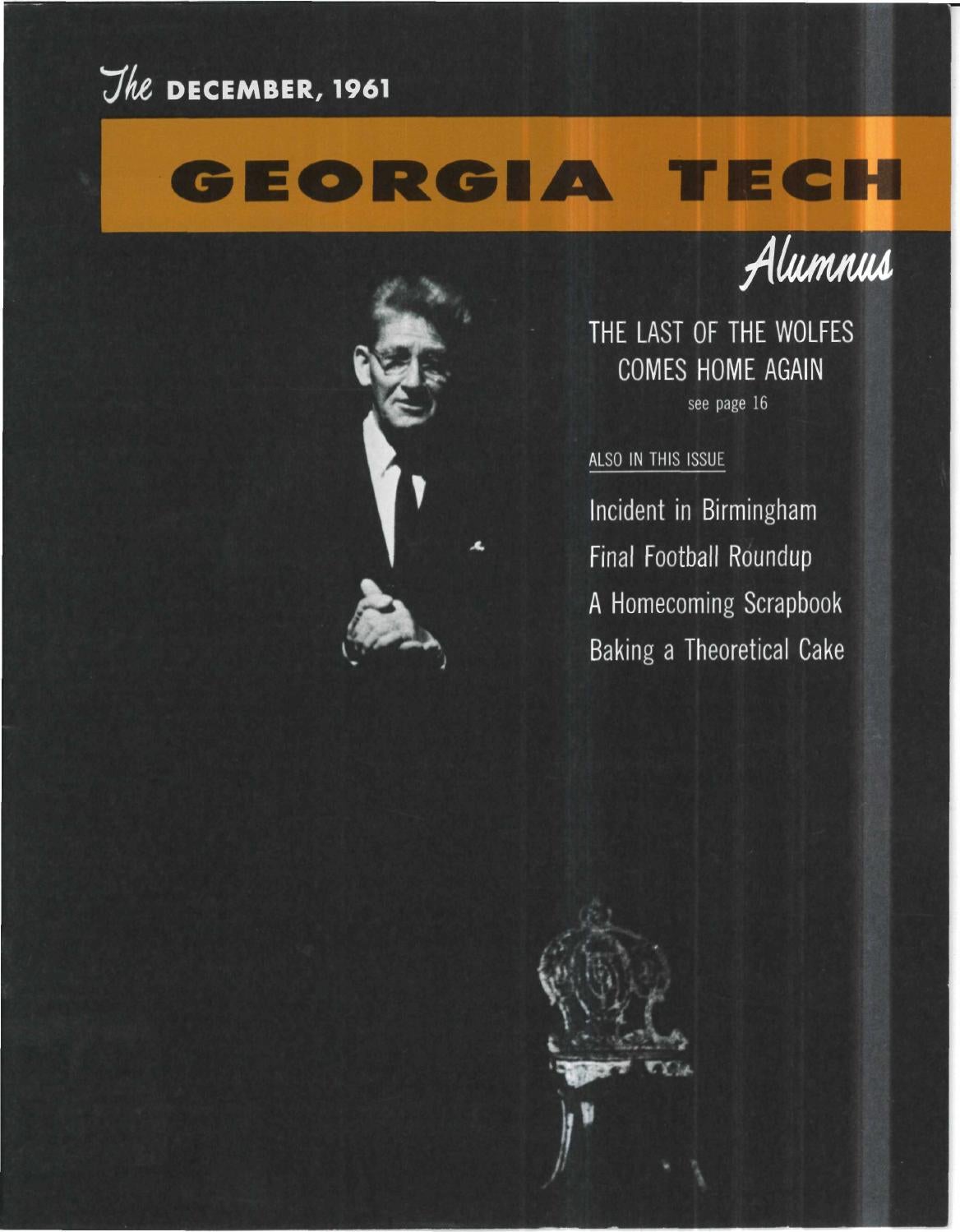 Georgia Tech Alumni Magazine Vol. 40, No. 04 1961 by Georgia Tech ...