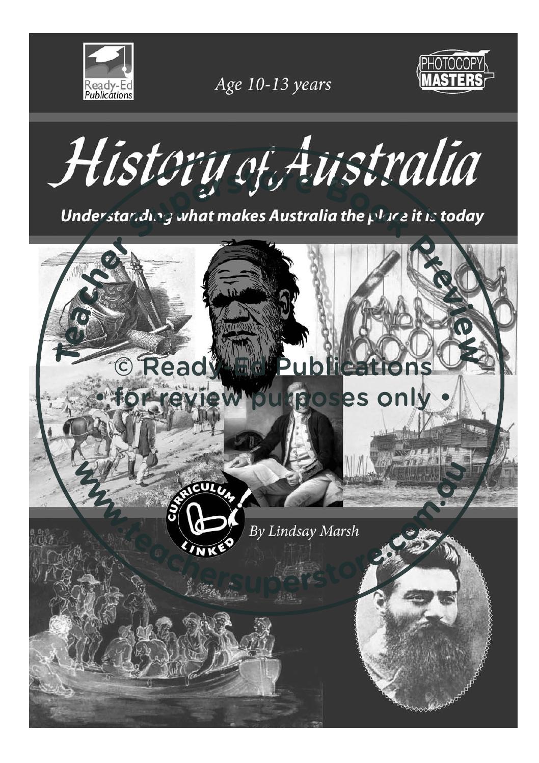 History of Australia by Teacher Superstore - Issuu
