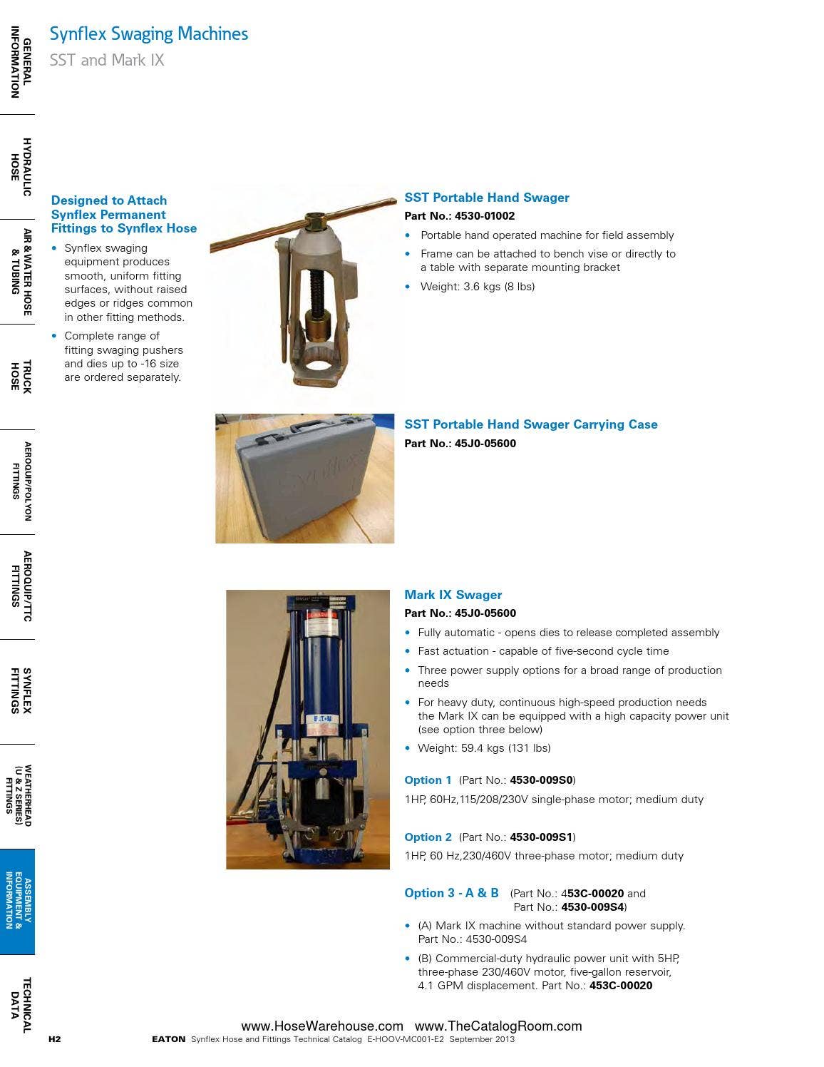 Eaton synflex catalog master hose warehouse by Murdock Industrial - Issuu