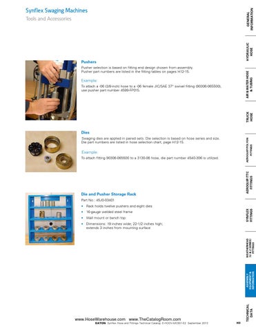 Eaton synflex catalog master hose warehouse by Murdock Industrial - Issuu