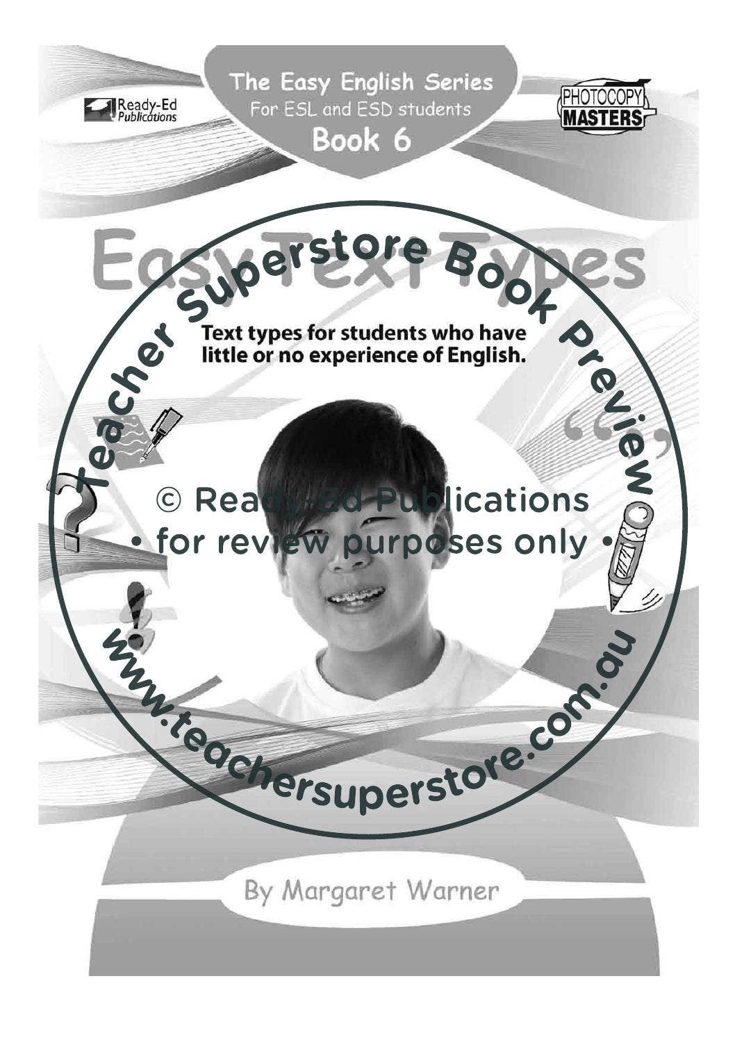 Easy English: Book 6 - Easy Text Types by Teacher Superstore - Issuu