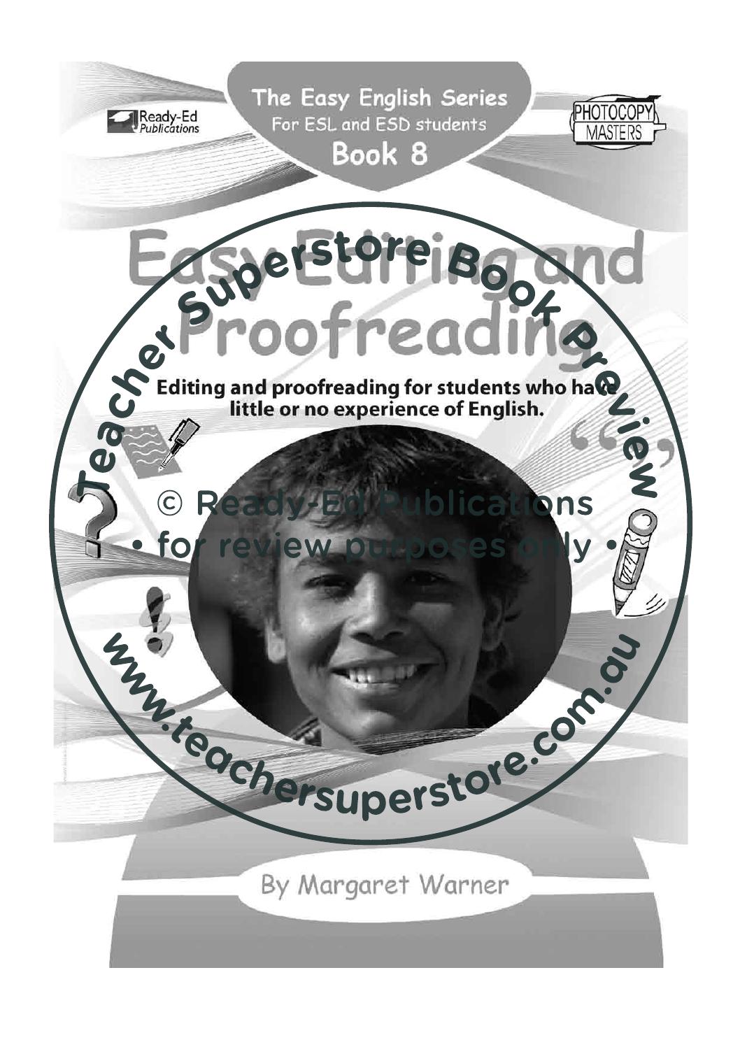 Easy English: Book 8 - Easy Editing and Proofreading by Teacher ...