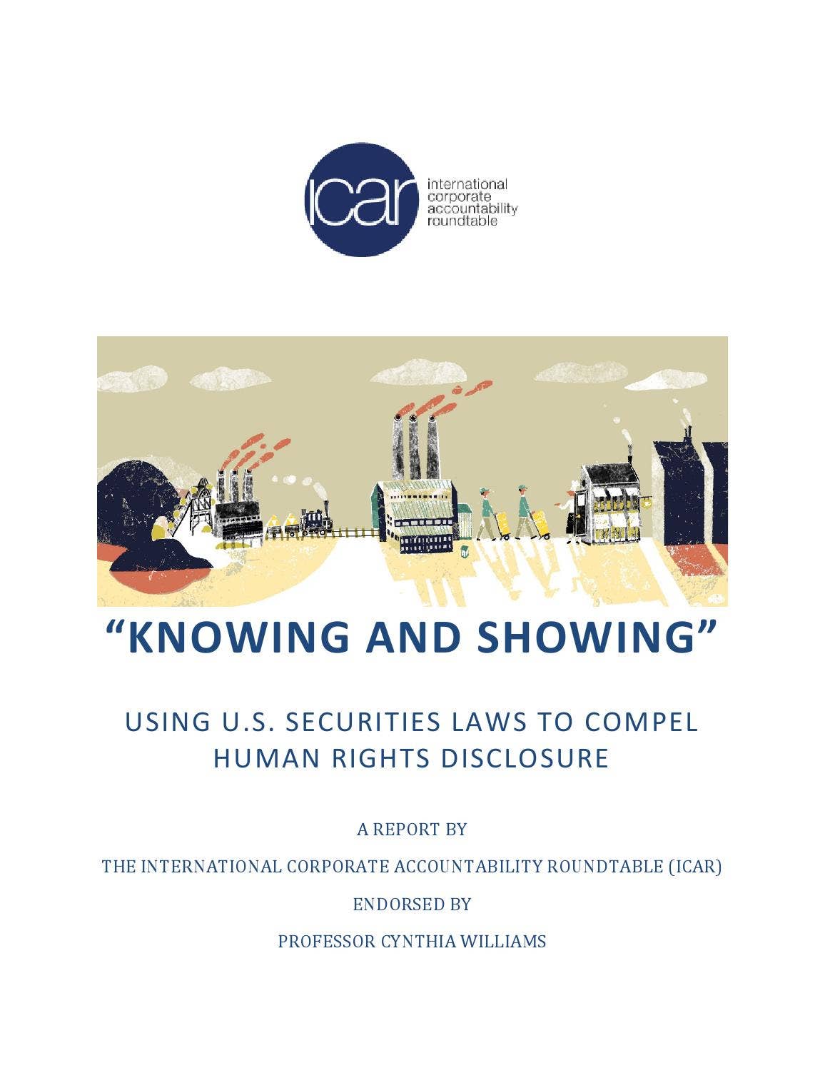 ICAR - Knowing and Showing Report by ICAR - Issuu